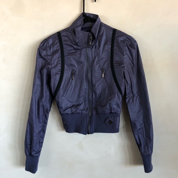 Jackets & Coats | Dark Purple Bomber Jacket | Poshmark